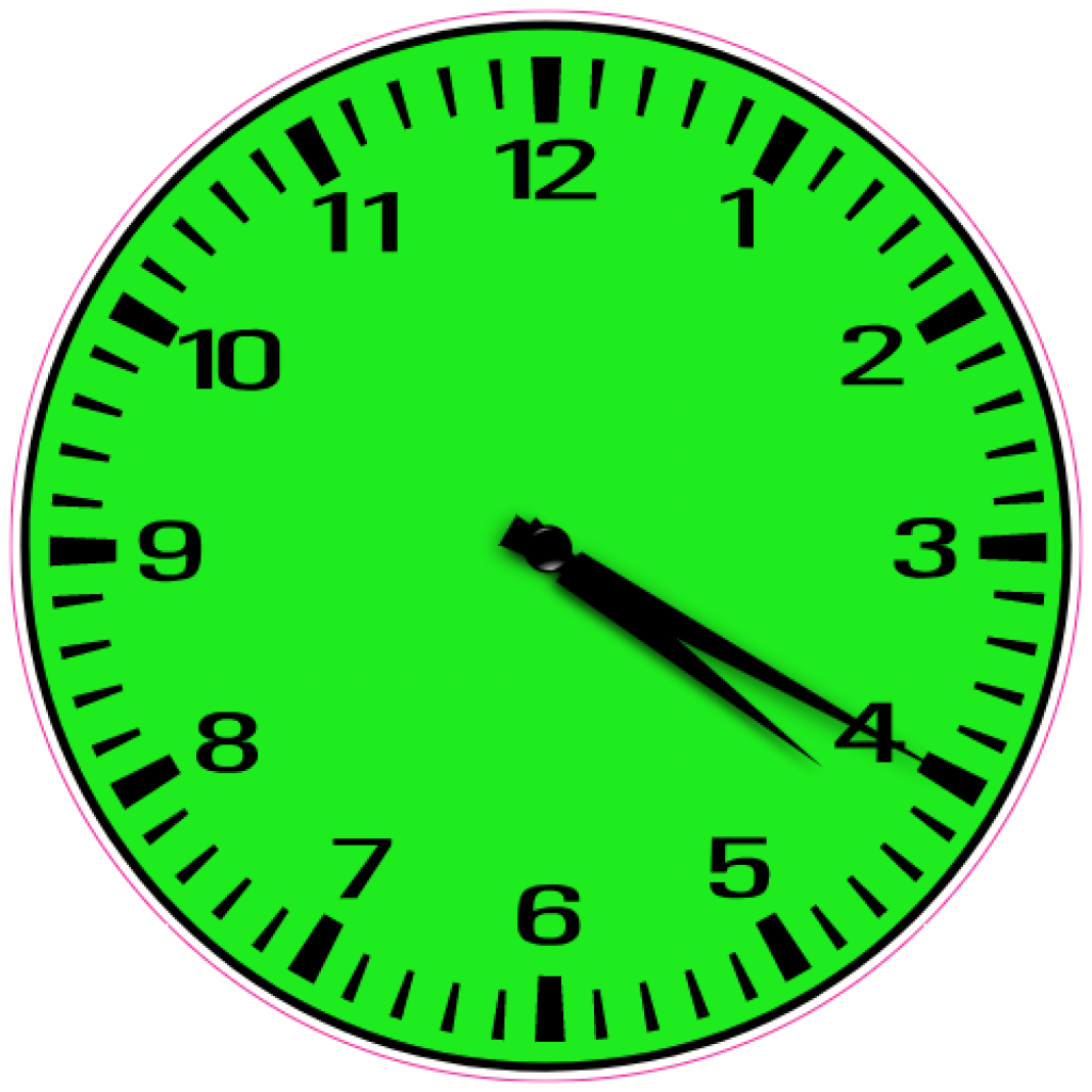 Custom 420 Clock Green Decal - Sticker Printing