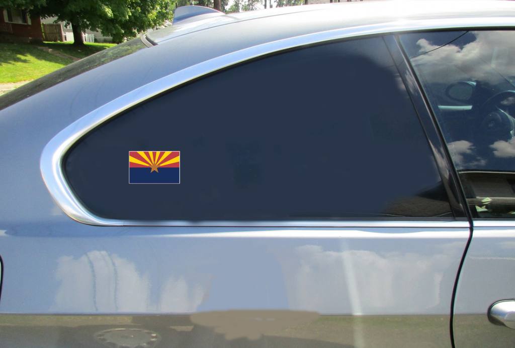 Arizona State Flag Decal - U.S. Custom Stickers