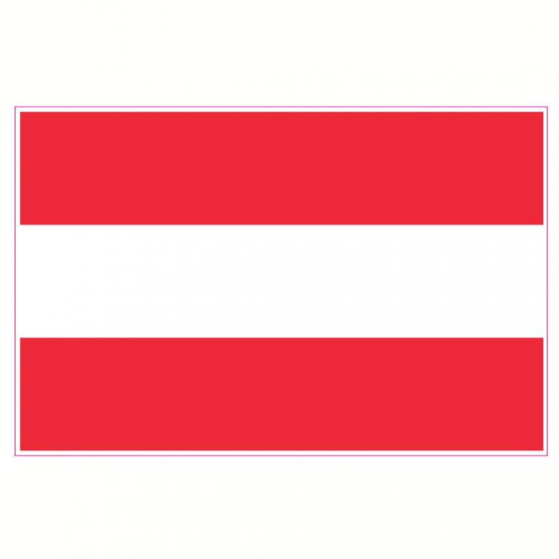 Austria Flag Sticker - U.S. Custom Stickers