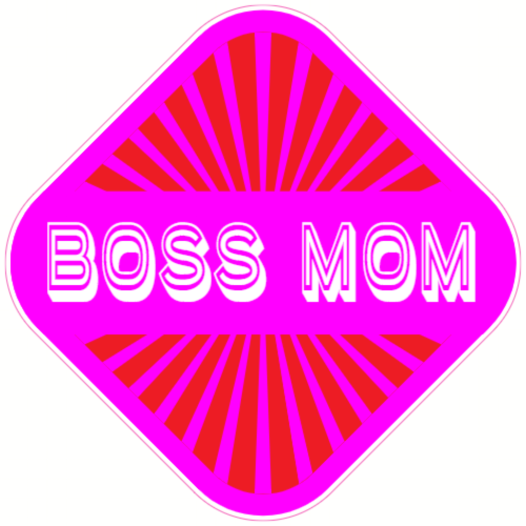 Boss Mom Retro Sticker - U.S. Custom Stickers