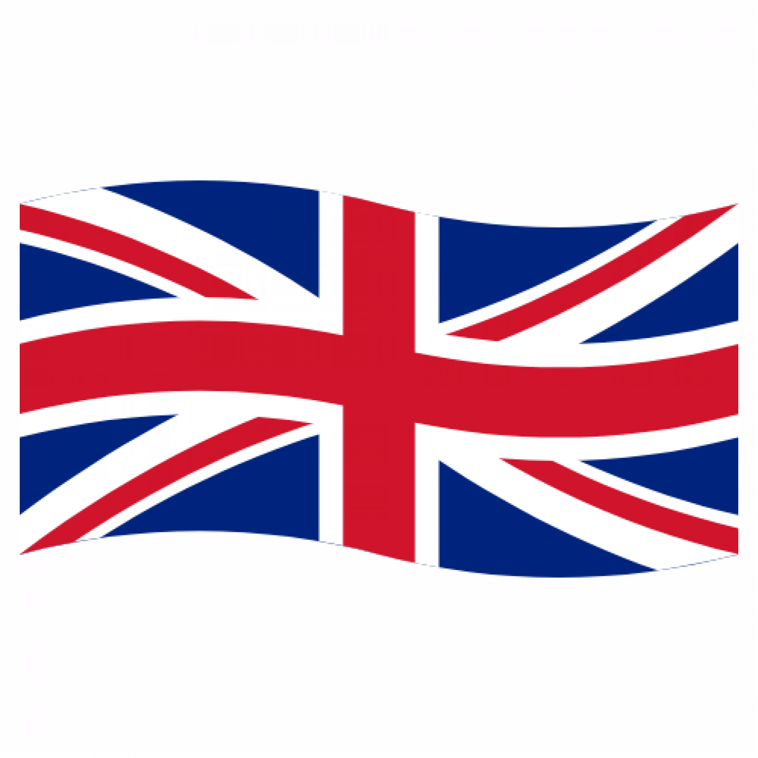 British Union Jack Wavy Flag Sticker - U.S. Custom Stickers