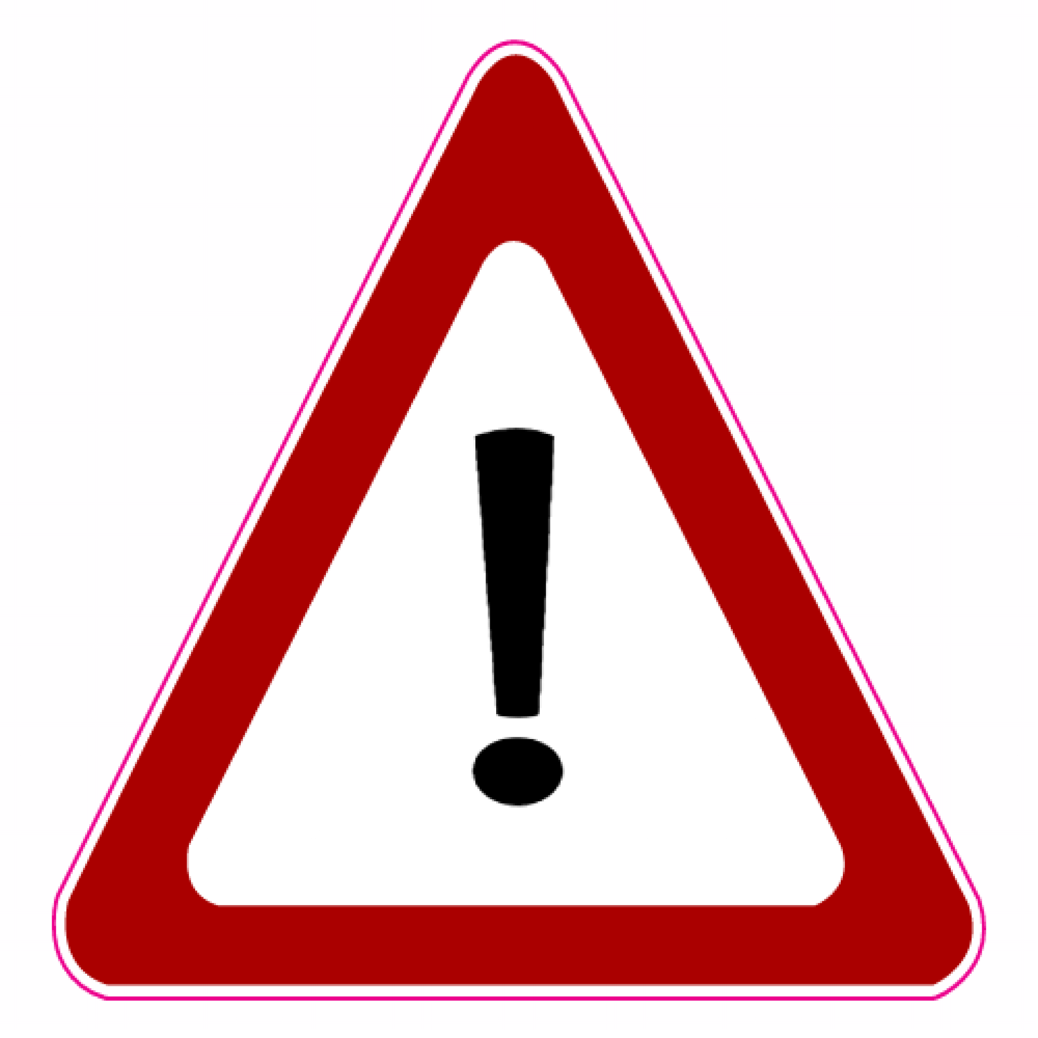 Caution Triangle Sticker - U.S. Custom Stickers