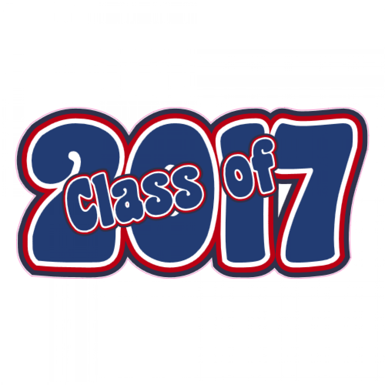 Class Of 2017 Sticker - U.S. Custom Stickers