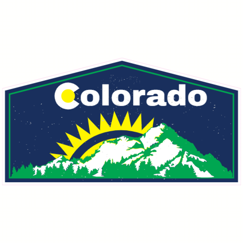 Boulder Colorado Vintage Sticker - U.S. Custom Stickers