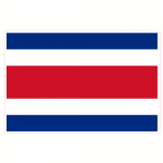 Costa Rica Flag Sticker - U.S. Custom Stickers