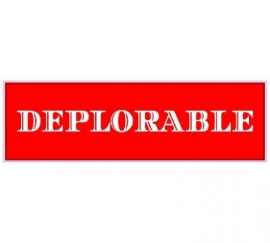 Deplorable Republican Red Bumper Sticker - U.S. Custom Stickers