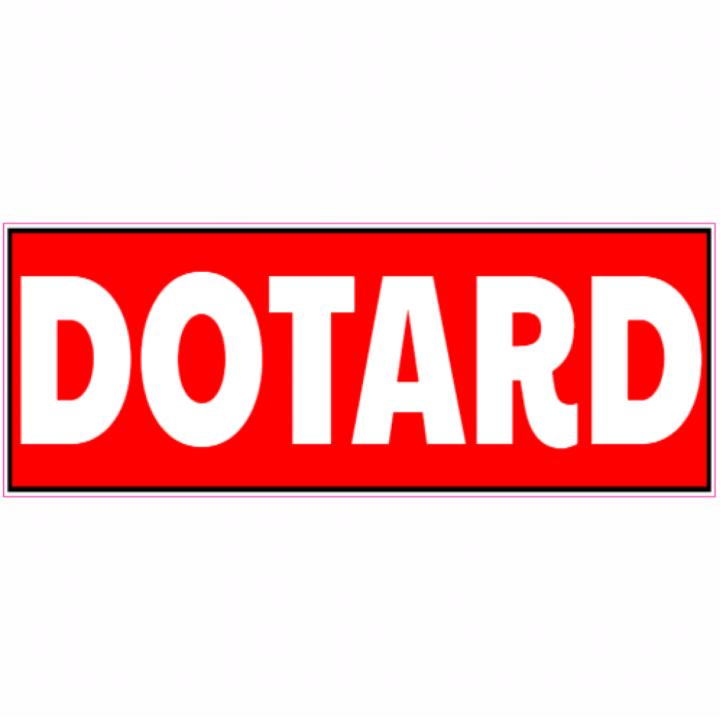 Custom Dotard Bumper Decal - Sticker Printing