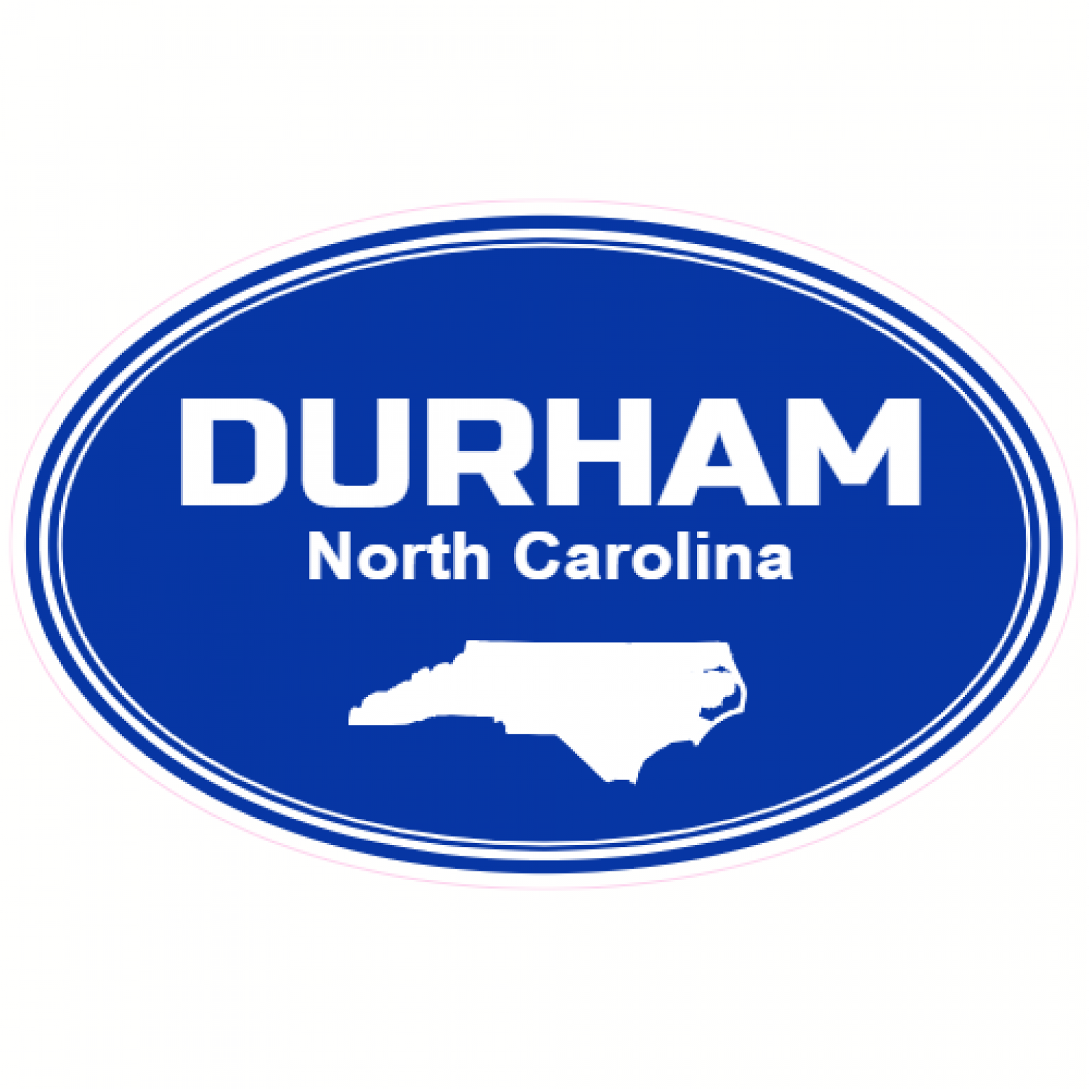 North Carolina Flag State Shaped Sticker - U.S. Custom Stickers