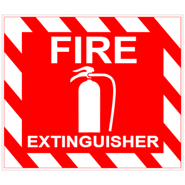 Fire Extinguisher Business Sticker - U.S. Custom Stickers
