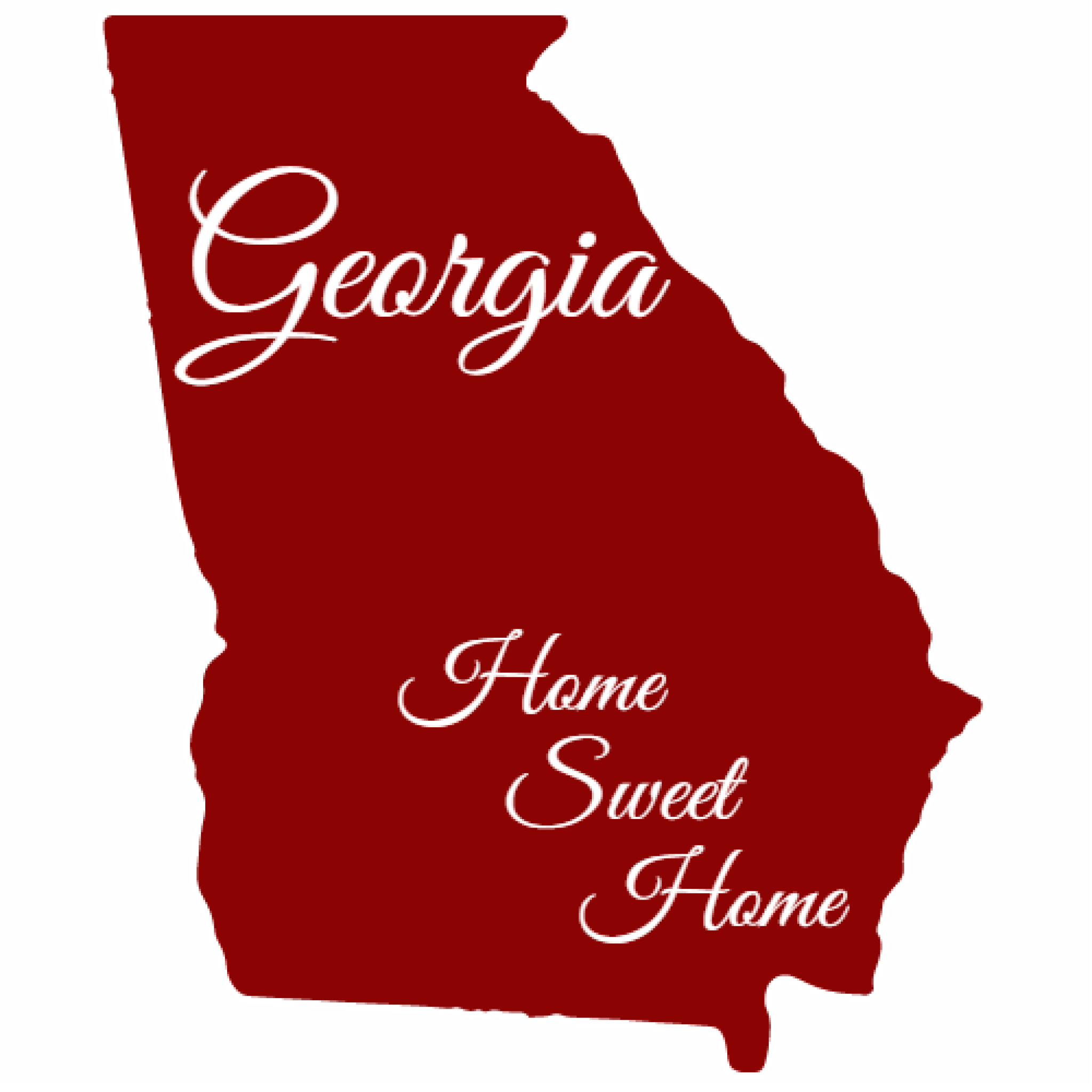 The ATL Atlanta Georgia Red Oval Decal - U.S. Custom Stickers