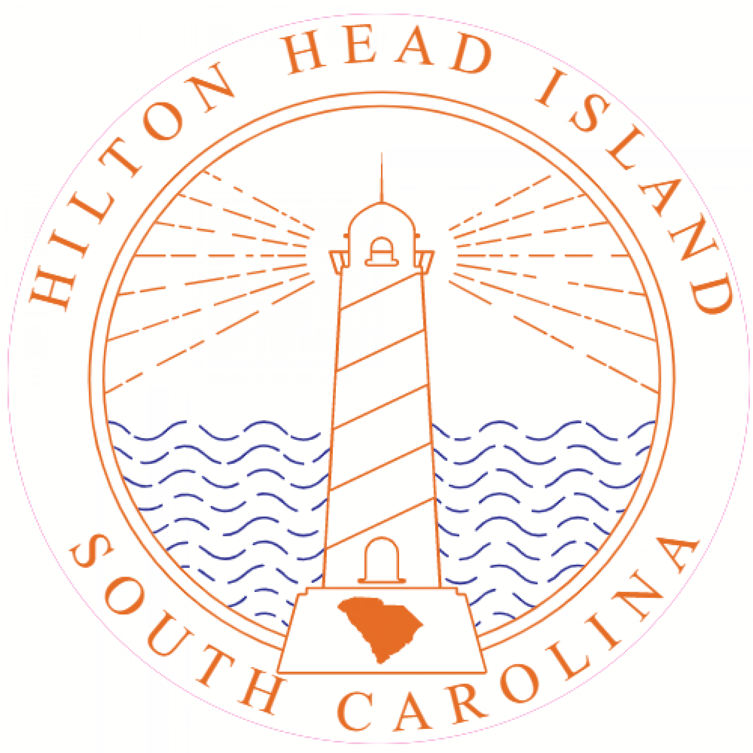 Hilton Head Island Beach Sticker - U.S. Custom Stickers