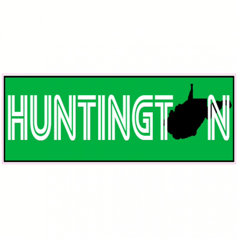 Huntington WV Sticker - U.S. Custom Stickers