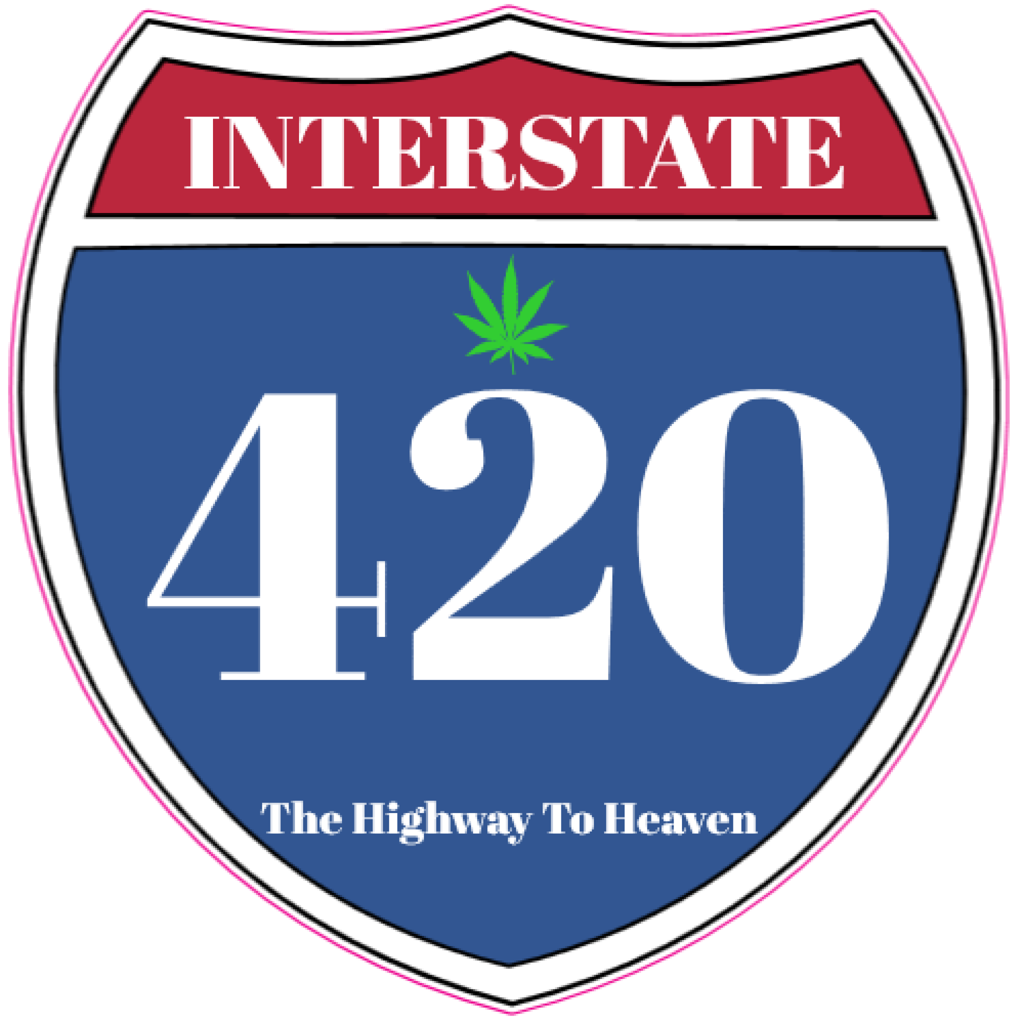 Interstate 420 Road Sign Sticker - U.S. Custom Stickers