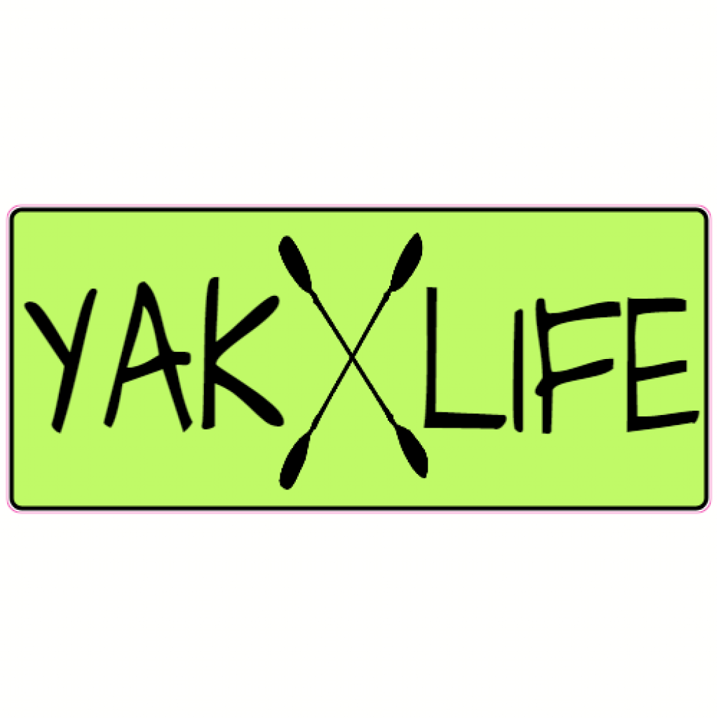 Kayak Yak Life Sticker - U.S. Custom Stickers