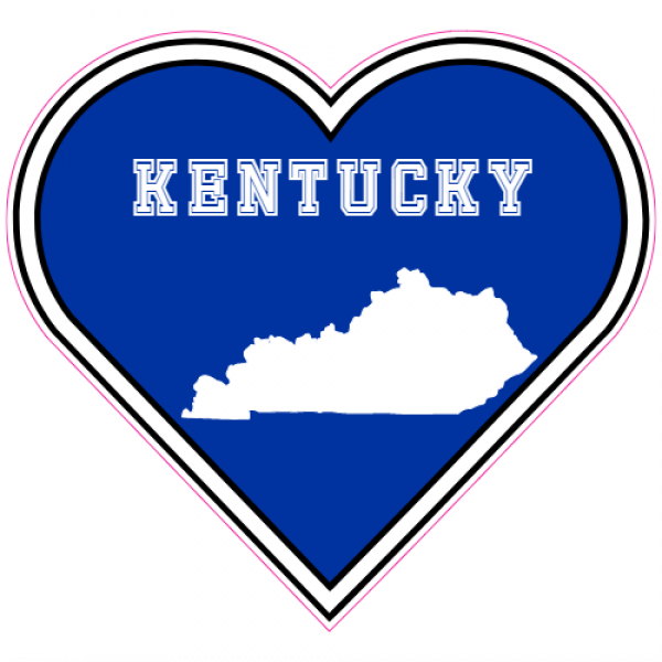 Lexington Kentucky Oval Decal - U.S. Custom Stickers