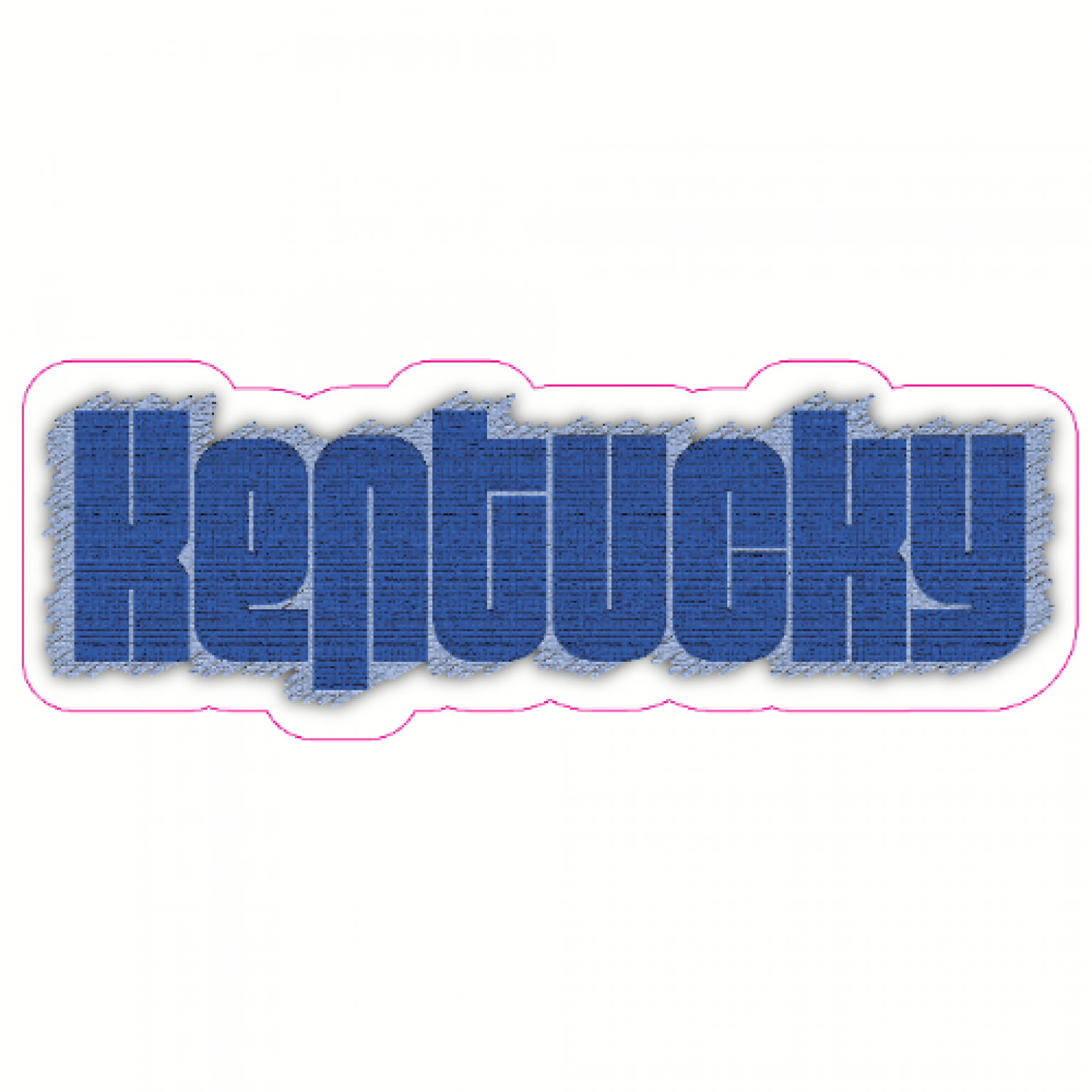 Lexington Kentucky Oval Decal - U.S. Custom Stickers