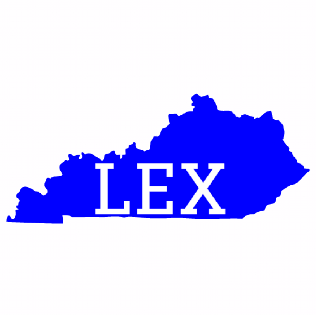 Lexington Kentucky Oval Decal - U.S. Custom Stickers