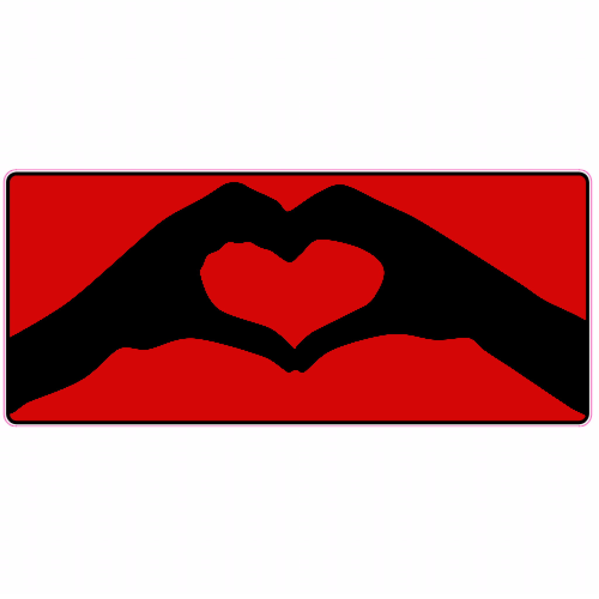 Love Hands Sticker - U.S. Custom Stickers