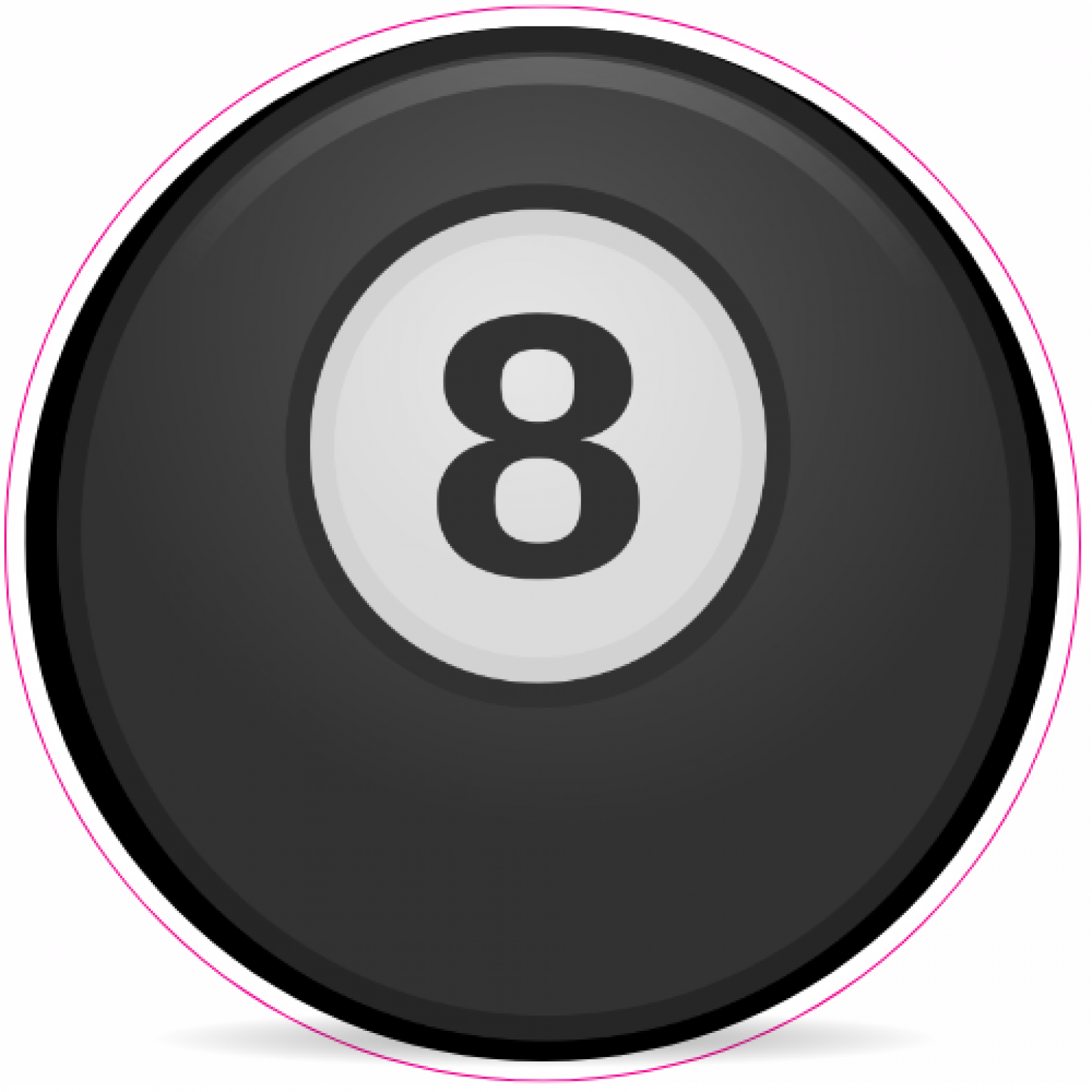 Magic 8 Ball Sticker - U.S. Custom Stickers