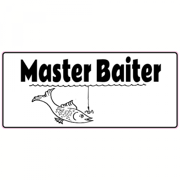 Master Baiter Fishing Sticker - U.S. Custom Stickers