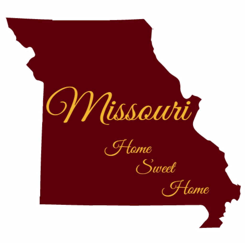 Missouri The Show Me State Red Circle Decal - U.S. Custom Stickers