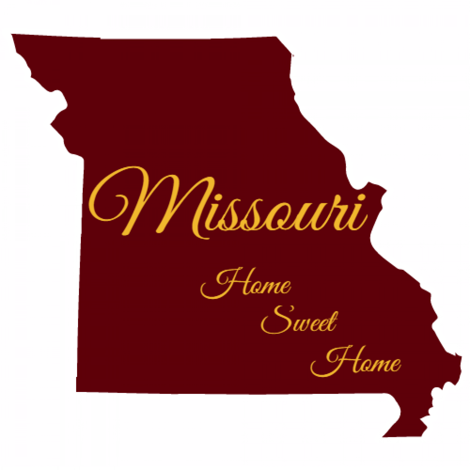 Missouri The Show Me State Red Circle Decal - U.S. Custom Stickers