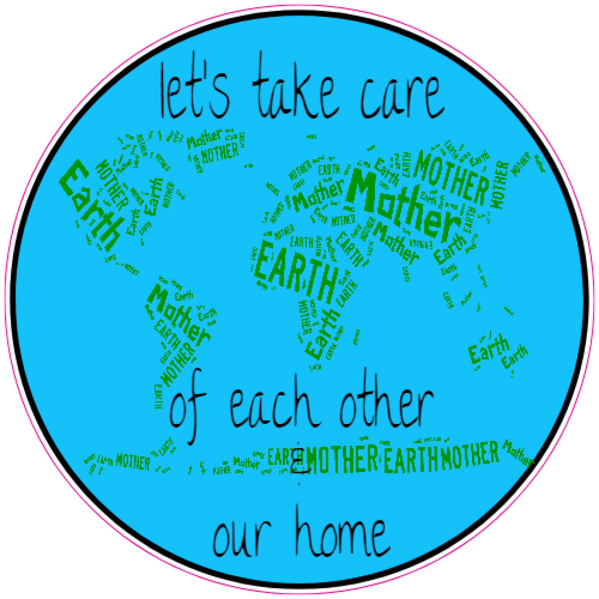 Mother Earth Home Sticker - U.S. Custom Stickers