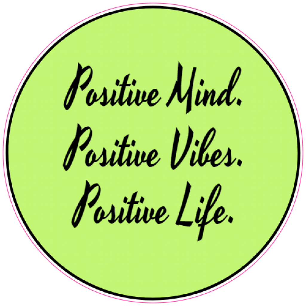 Positive Life Sticker - U.S. Custom Stickers