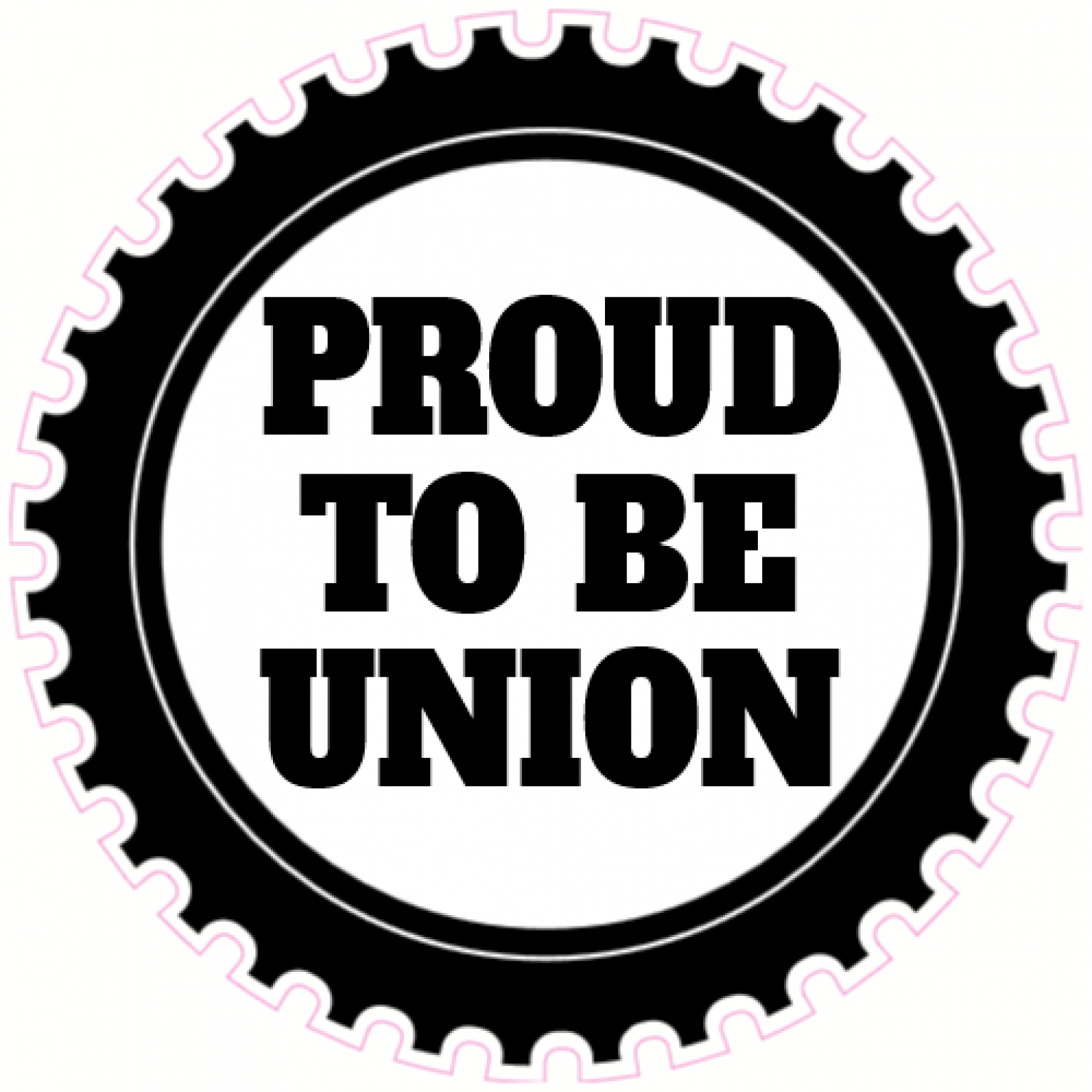 Proud To Be Union Sticker - U.S. Custom Stickers