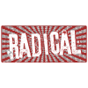 Radical Retro Bumper Sticker - U.S. Custom Stickers
