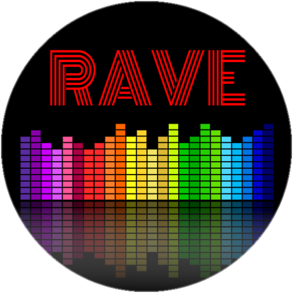 Rave Music Festival Circle Sticker - U.S. Custom Stickers