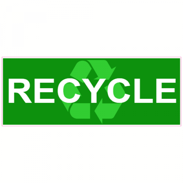 Recycle Green Sticker - U.S. Custom Stickers