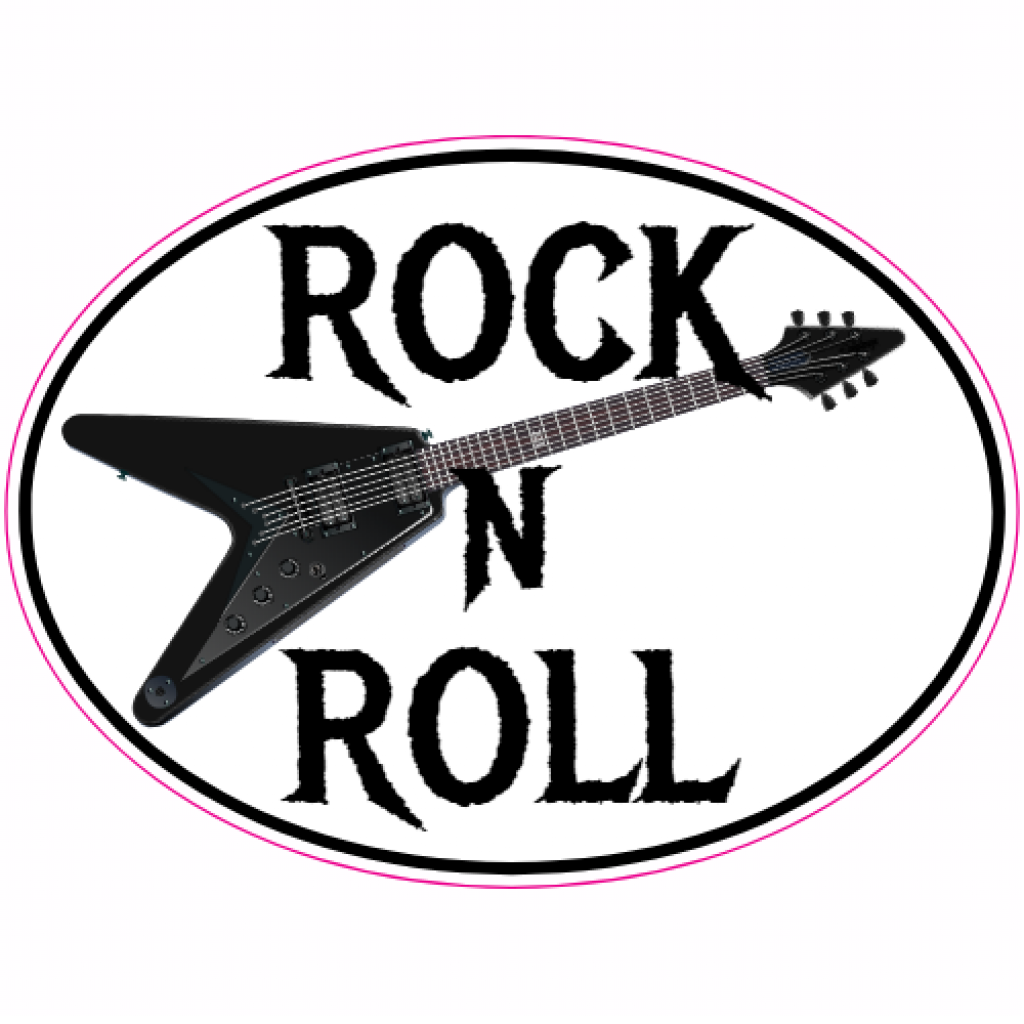 Rock On Hand Sticker - U.S. Custom Stickers
