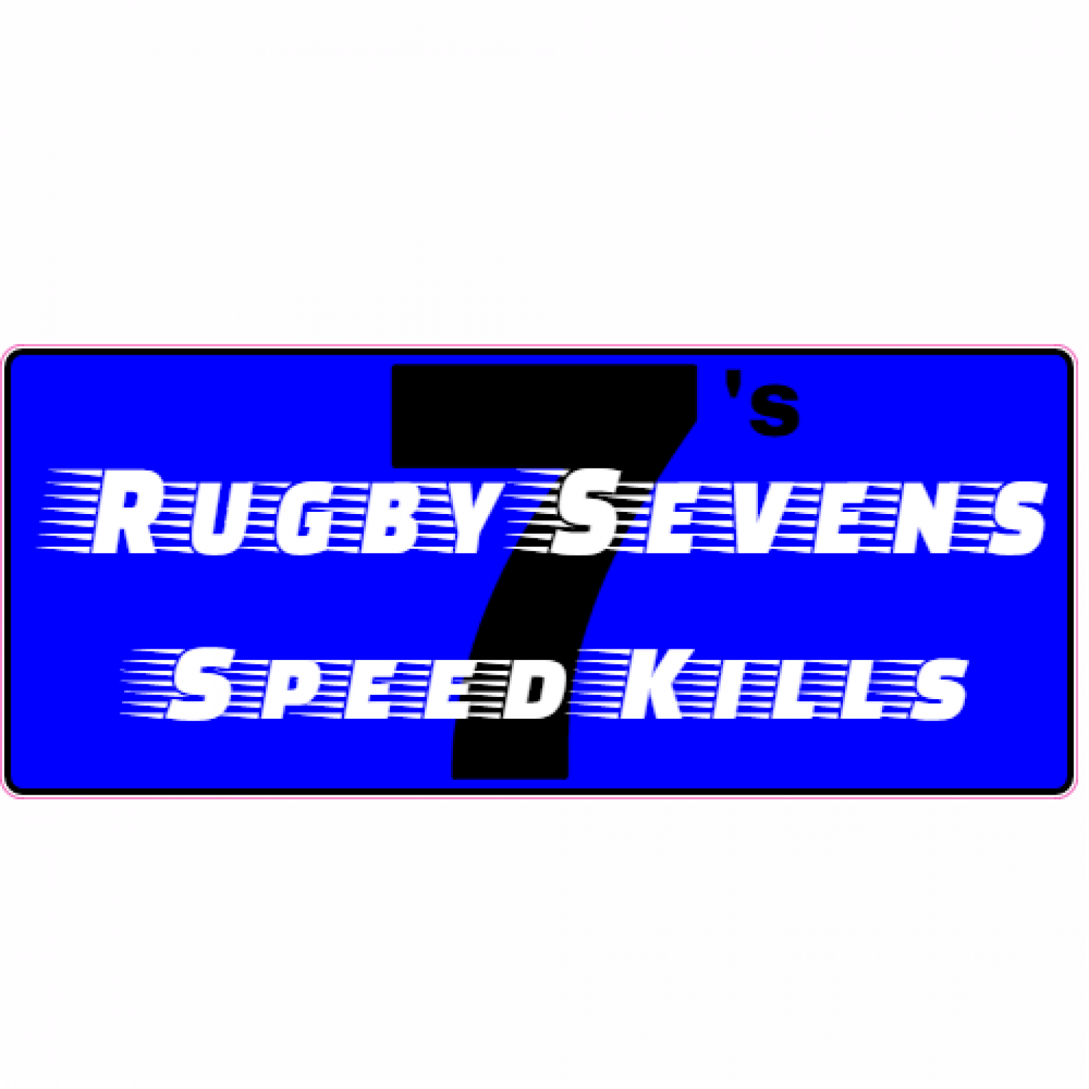 American Flag Rugby Ball Sticker - U.S. Custom Stickers