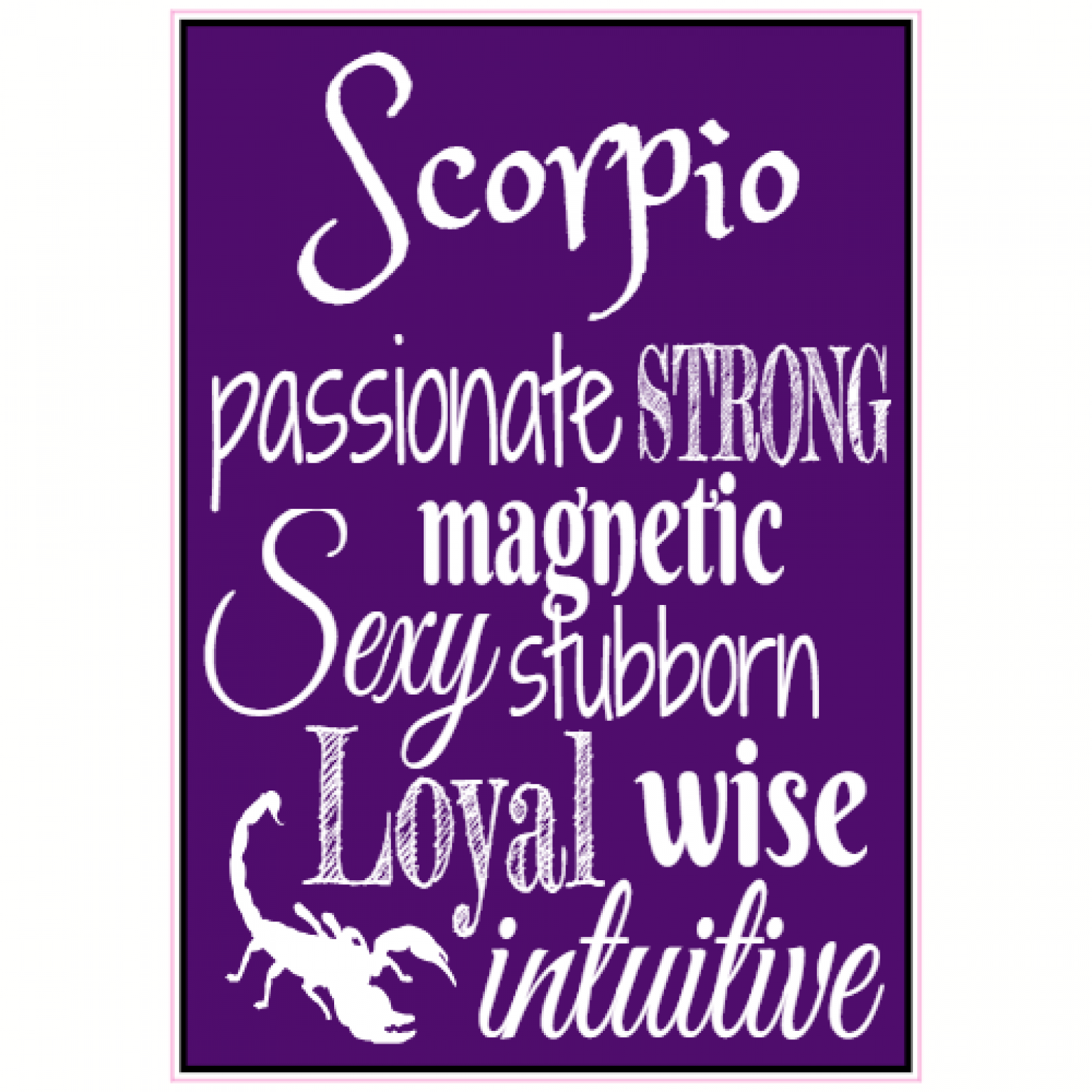 Scorpio Scorpion Sticker - U.S. Custom Stickers