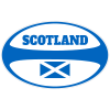 Scotland Rugby Ball Shaped Sticker - U.S. Custom Stickers