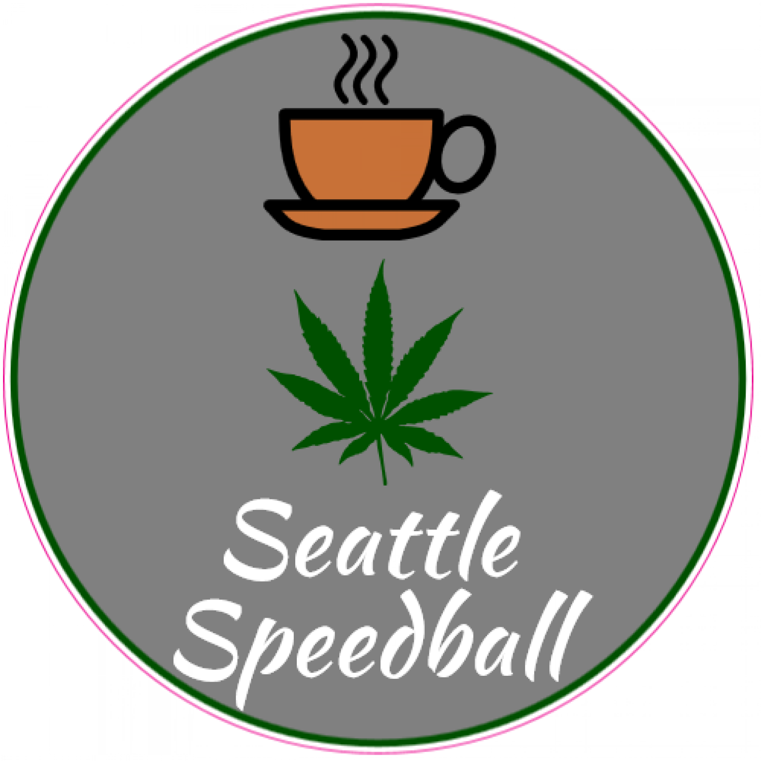 Seattle Speedball Circle Decal - U.S. Custom Stickers