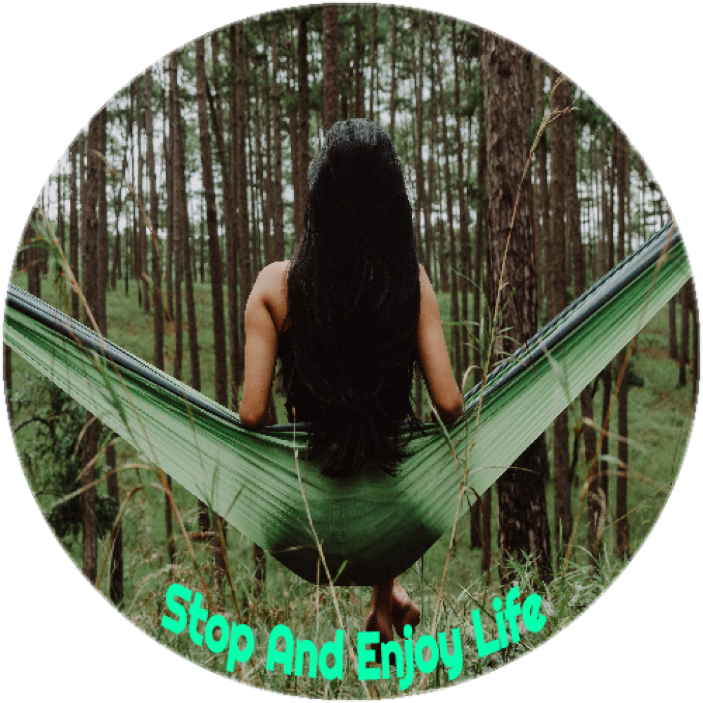 Custom Stop And Enjoy Life Circle Decal - Sticker Printing