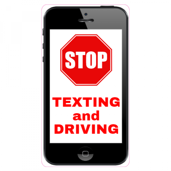 Stop Texting And Driving iPhone Sticker - U.S. Custom Stickers