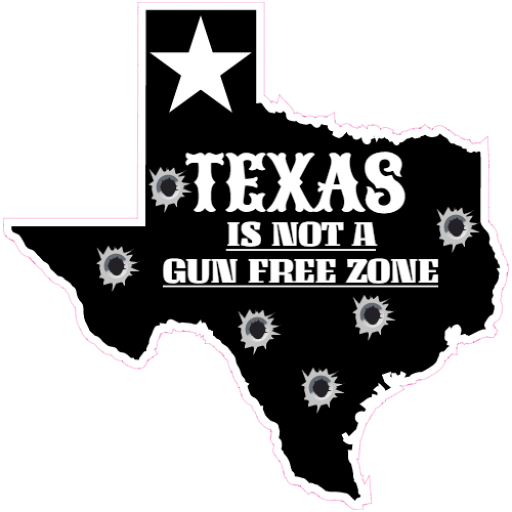 Texas State Flag Sticker - U.S. Custom Stickers
