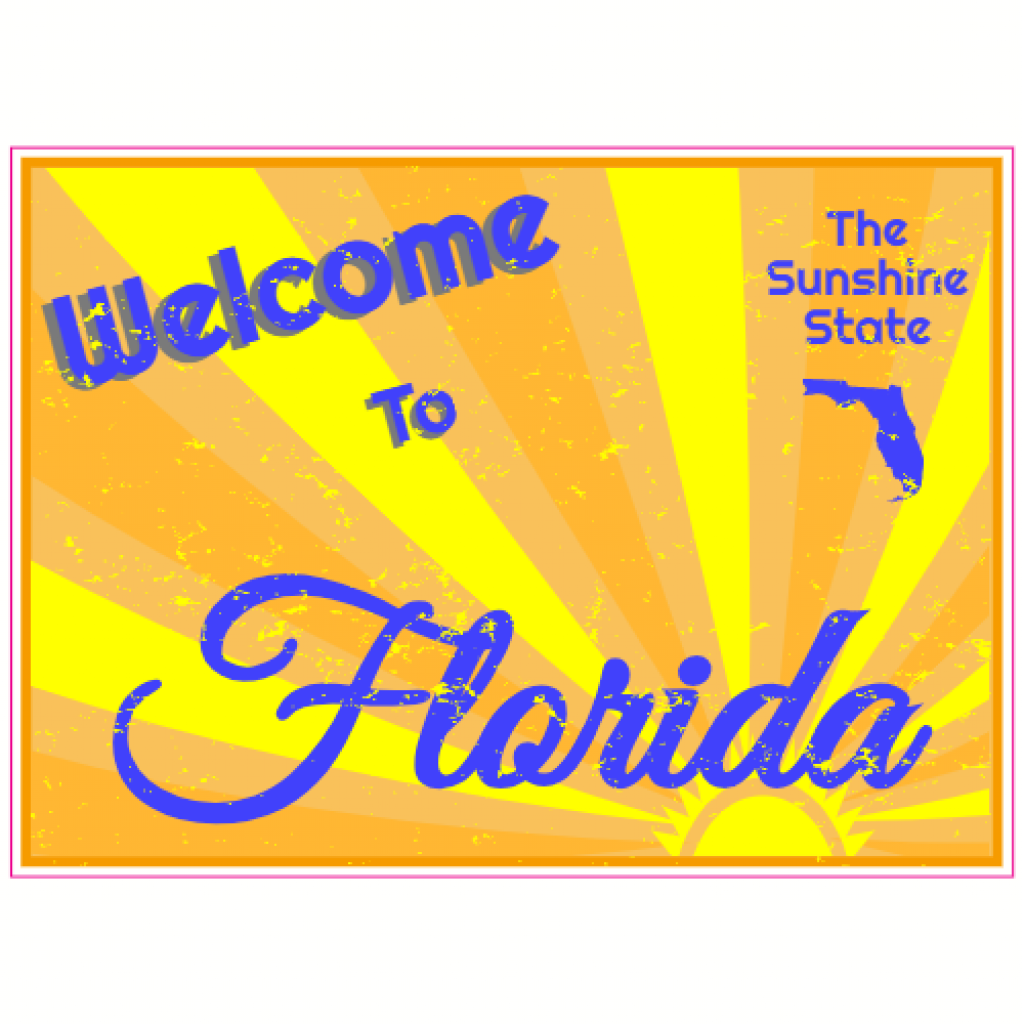 Naples FL Paradise Coast Sticker - Florida Stickers - U.S. Custom Stickers
