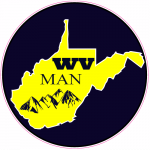 West Virginia The Mountain State Circle Decal - U.S. Custom Stickers