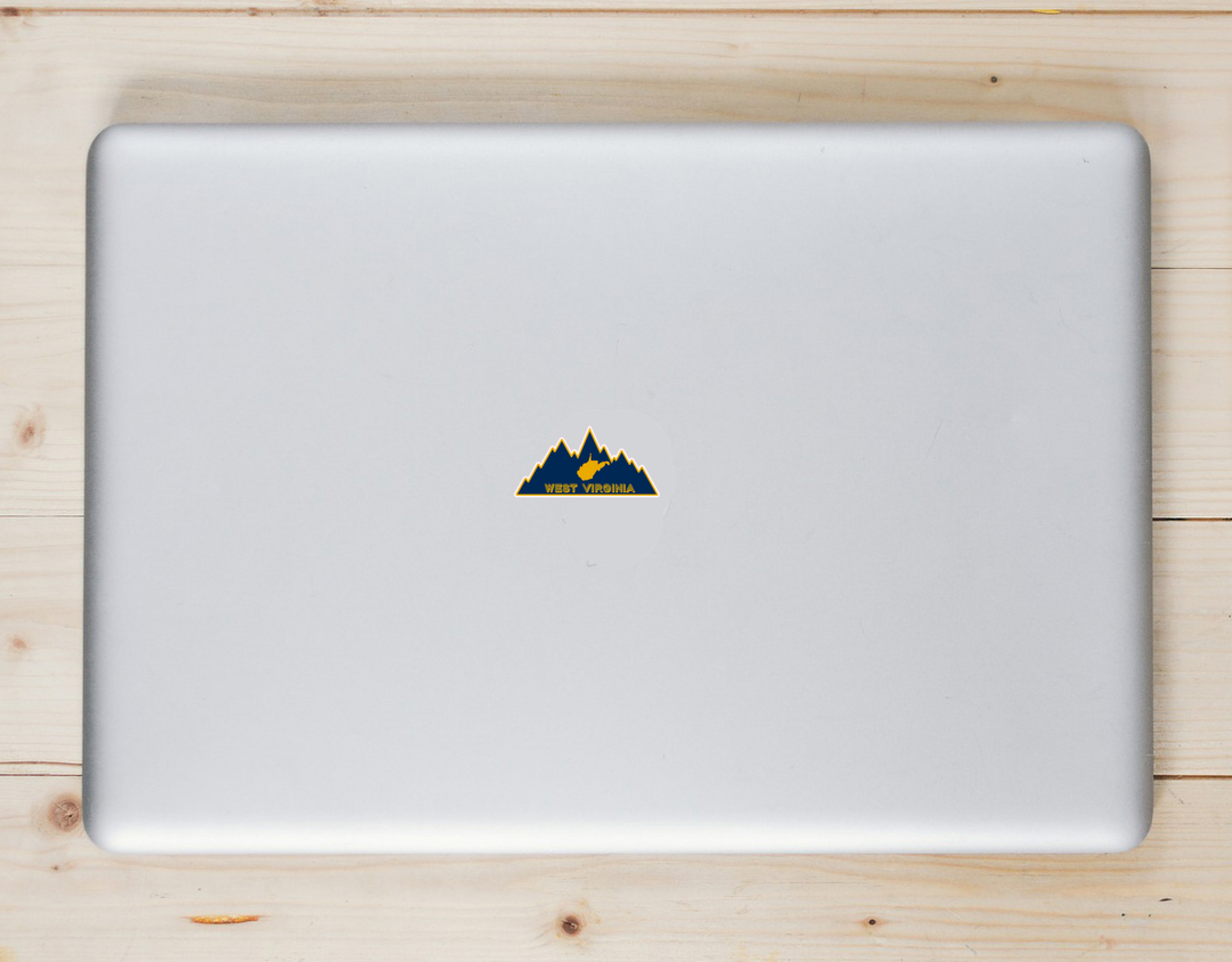 West Virginia Mountain Shaped Sticker - U.S. Custom Stickers