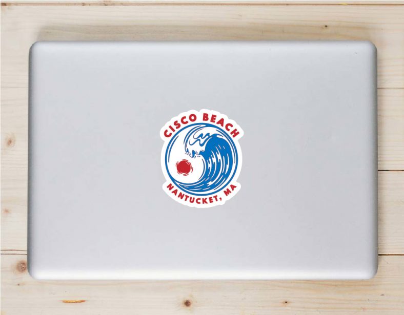 Cisco Beach Nantucket Surf Sticker - State Stickers>Massachusetts Stickers