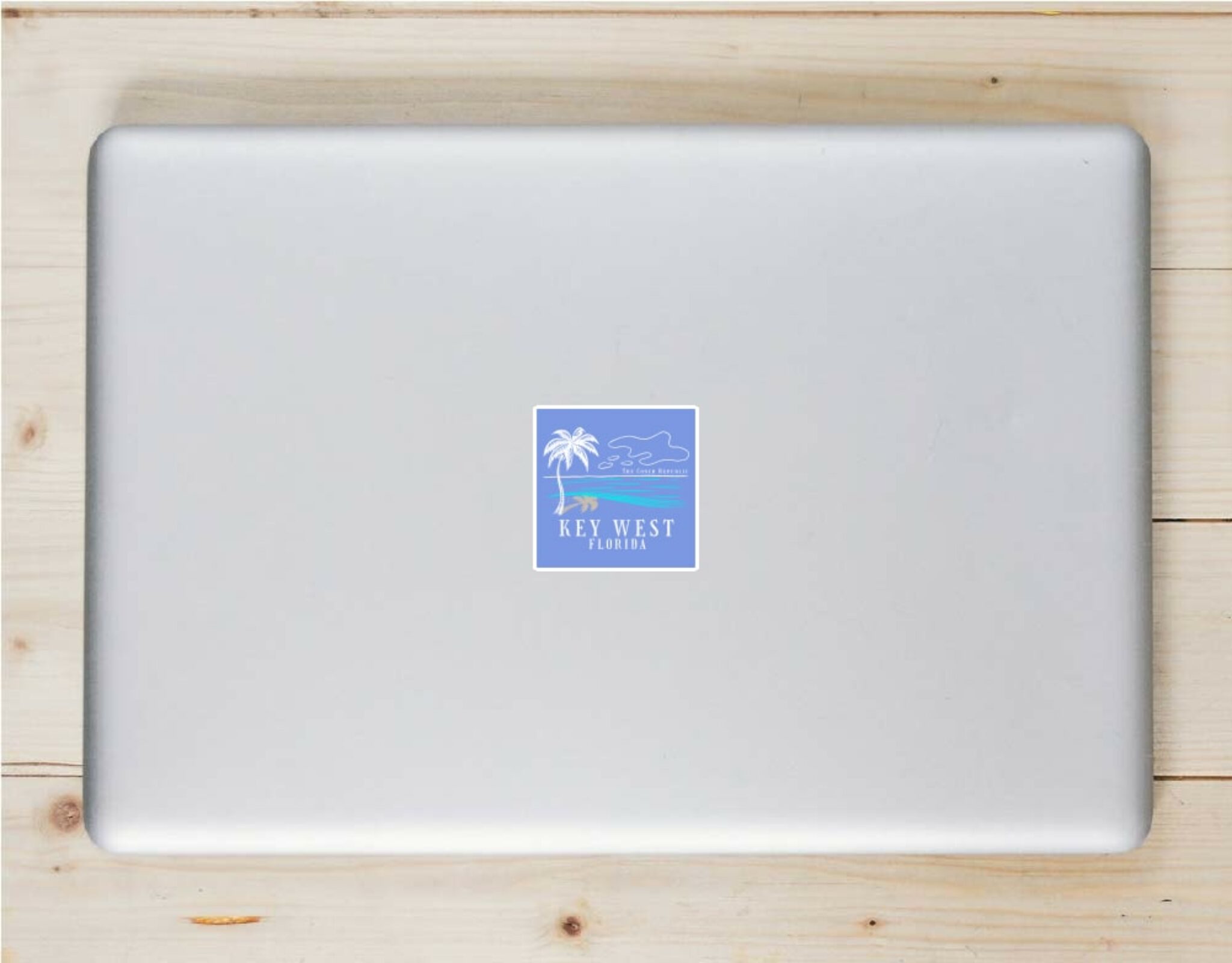 Key West Beach Scene Sticker - State Stickers>Florida Stickers