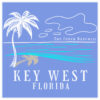 Key West Beach Scene Sticker - State Stickers>Florida Stickers