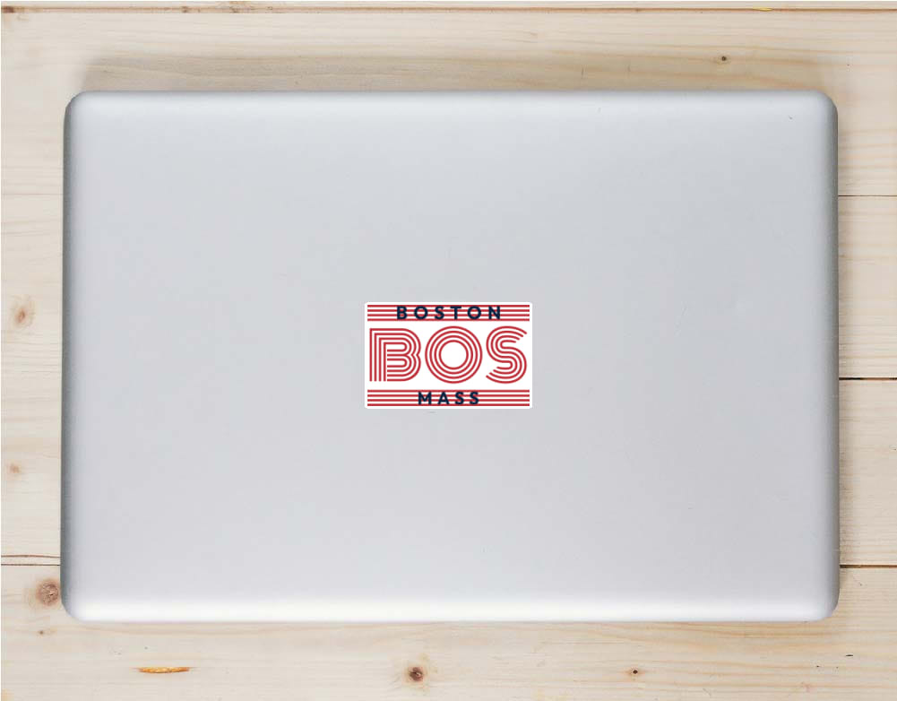 Boston Mass USA Sticker - State Stickers>Massachusetts Stickers