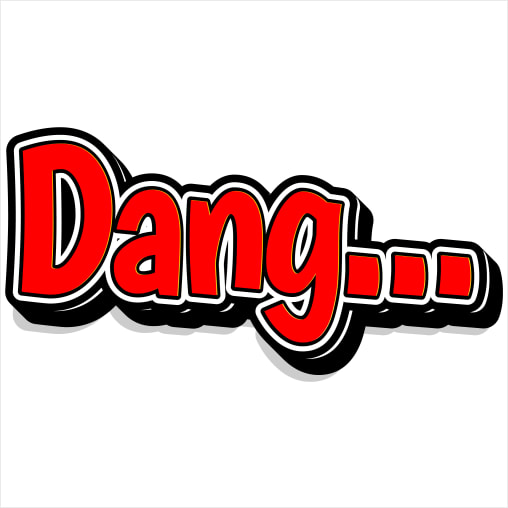 Dang Sticker - Funny Stickers
